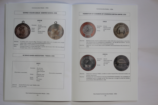 CATALOGUE NZ COMMEMORATIVE MEDALS 1930s – John Bertrand Collectables