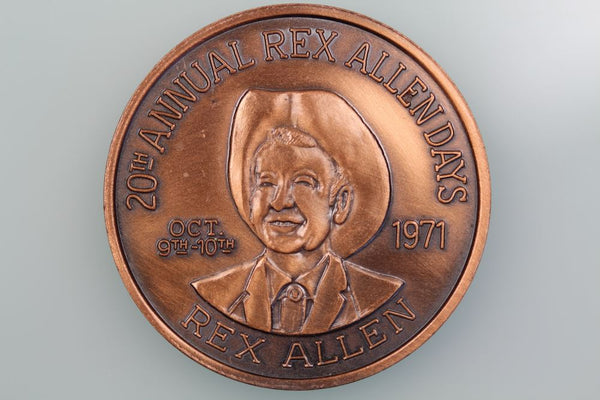 USA WILCOX ARIZONA REX ALLEN DAYS RODEO MEDAL – John Bertrand Collectables
