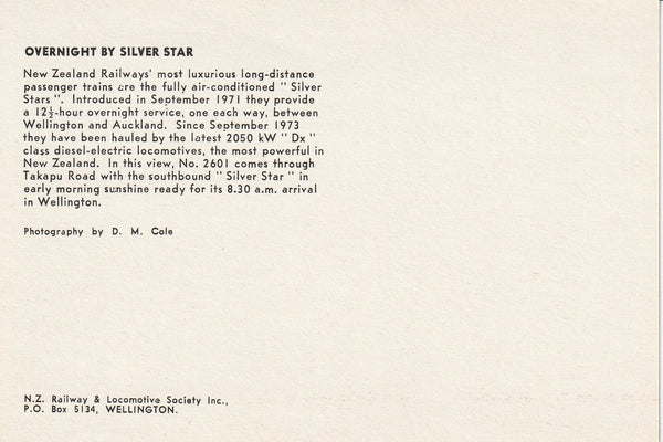 NZ DIESEL-ELECTRIC LOCOMOTIVE "Dx" CLASS No. 2601 Takapu Road – John ...