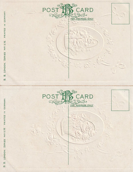 BASKETS OF FLOWERS GREETING EMBOSSED POSTCARDS [5] – John Bertrand ...