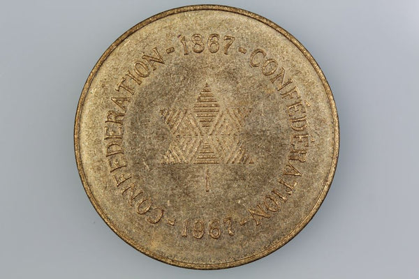 CANADA 1867-1967 CENTENARY CONFEDERATION MEDAL – John Bertrand Collectables